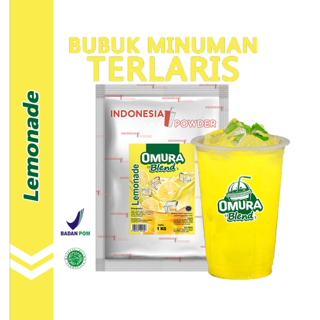 Jual Lemonade 1KG Halal Powder Berkualitas Merk Omura Blend | Shopee ...