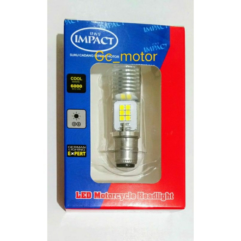 Jual lampu depan led OSRAM kaki 1 AC/DC universal putih | Shopee Indonesia