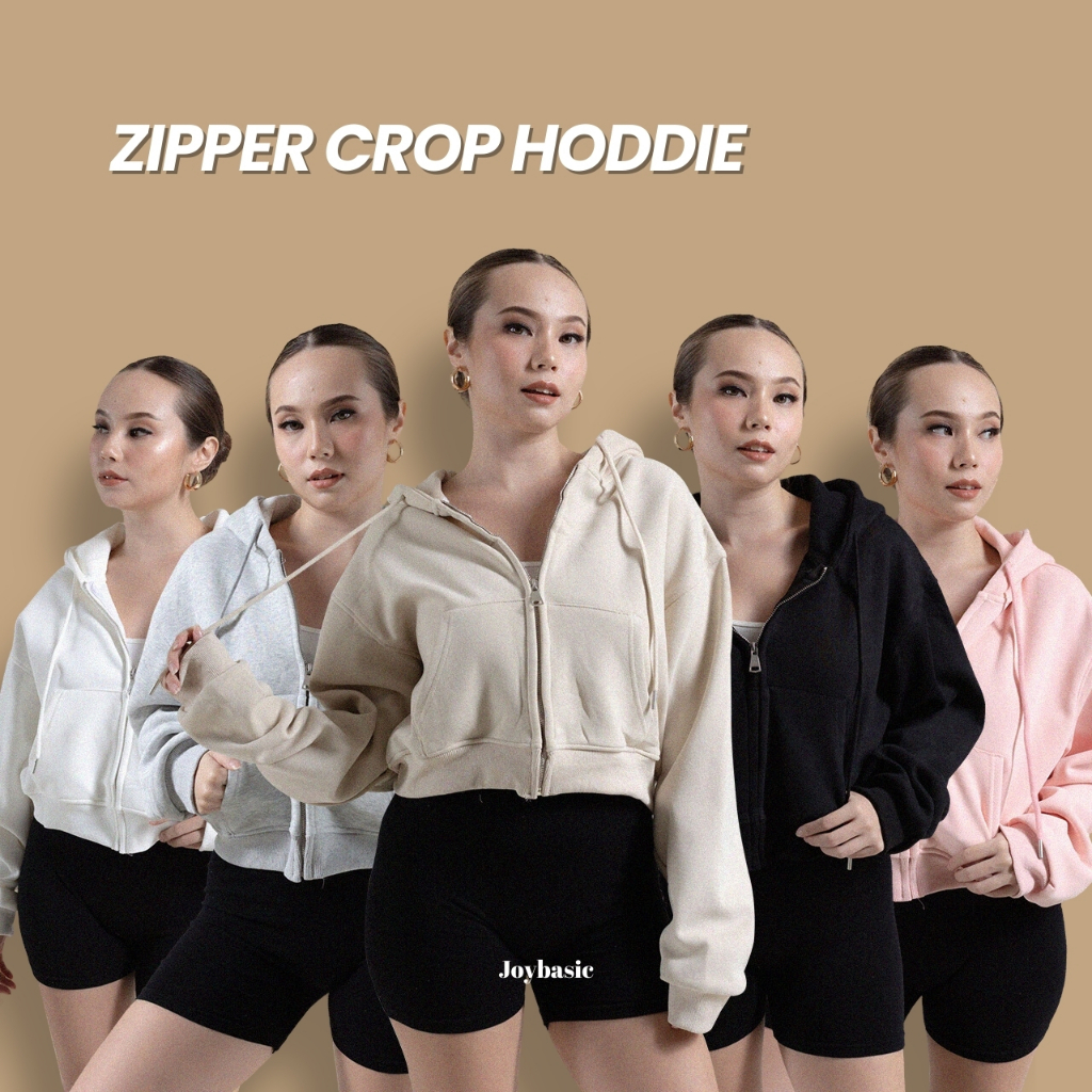 Jual Joybasic Women's Zipper Hoodie | Shopee Indonesia