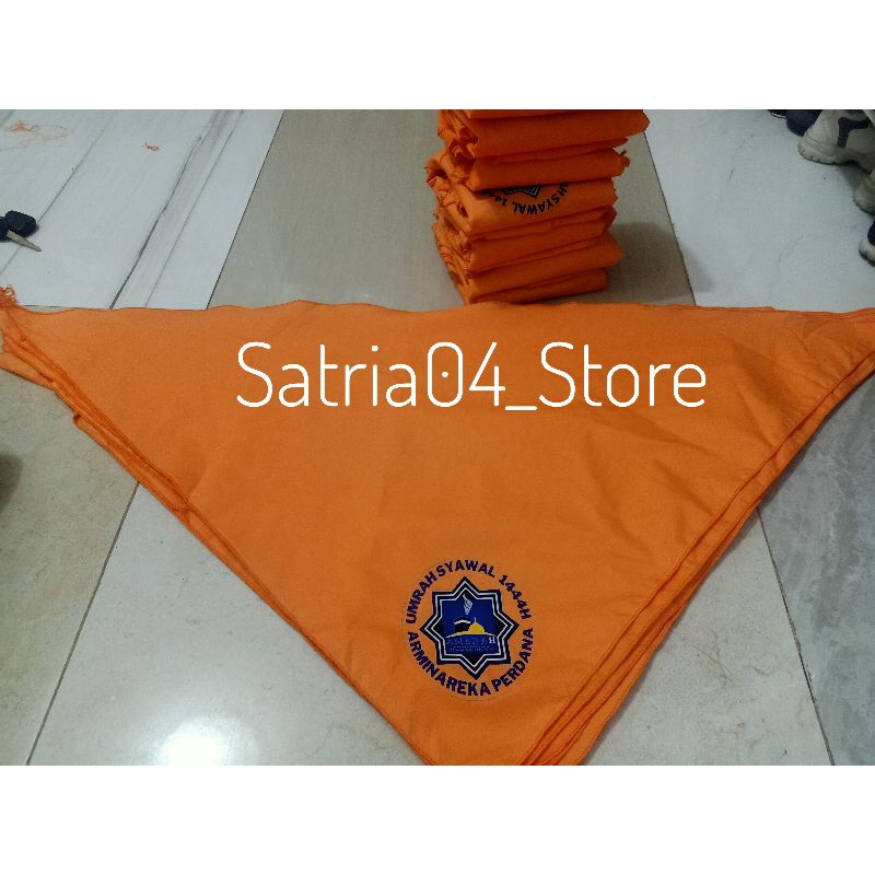 Jual SLAYER SEGITIGA CUSTOM LOGO/SLAYER UMROH/IKAT LEHER/BANDANA ...