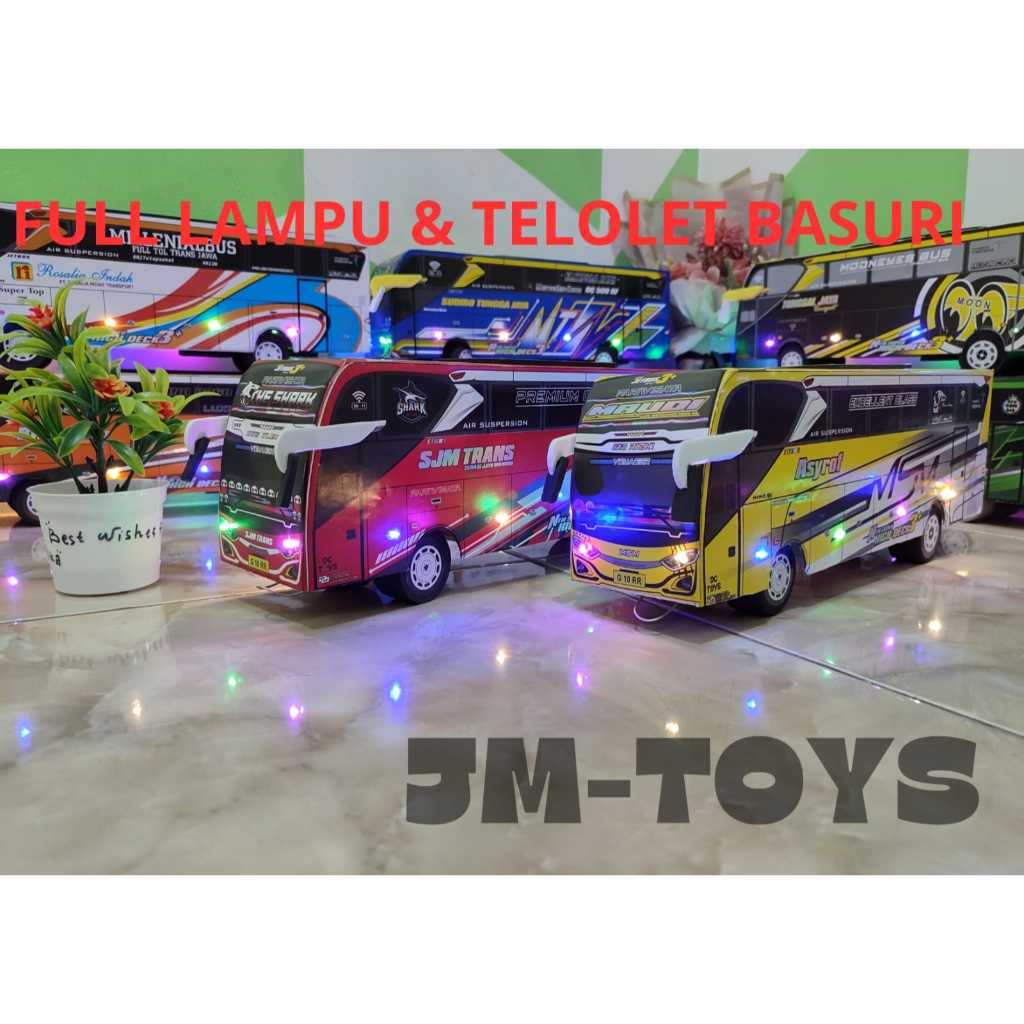 Jual MAINAN VIRAL BUS TELOLET MAUDI ASYROF FULL LAMPU | Shopee Indonesia