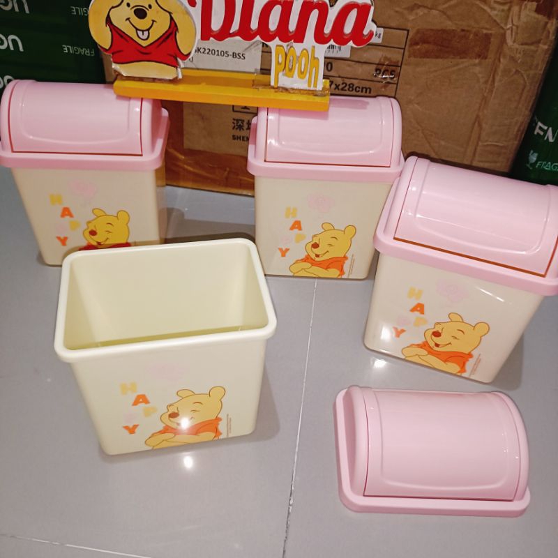 Jual tong sampah Winnie the Pooh meja | Shopee Indonesia
