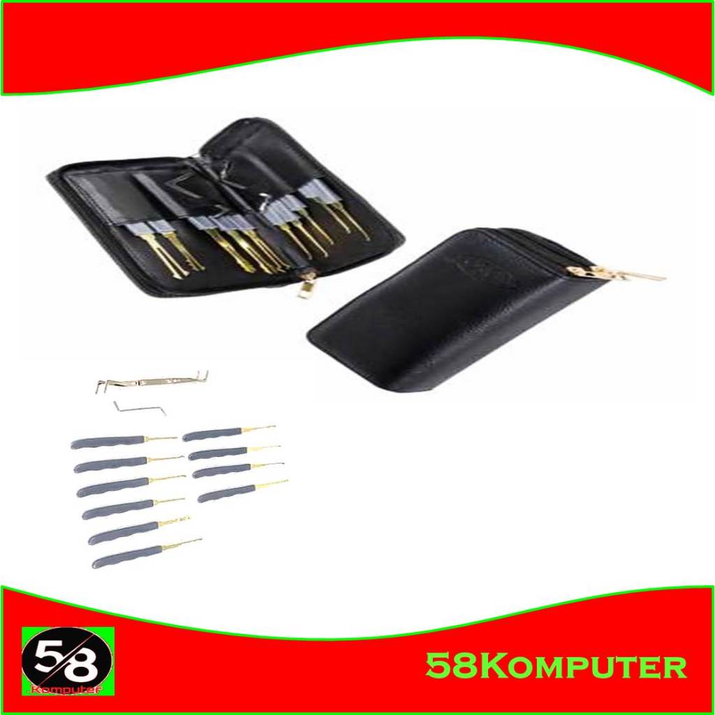 Jual Set Alat Pembuka Kunci Gembok Pintu Darurat 24 Set Key Lock Pick ...