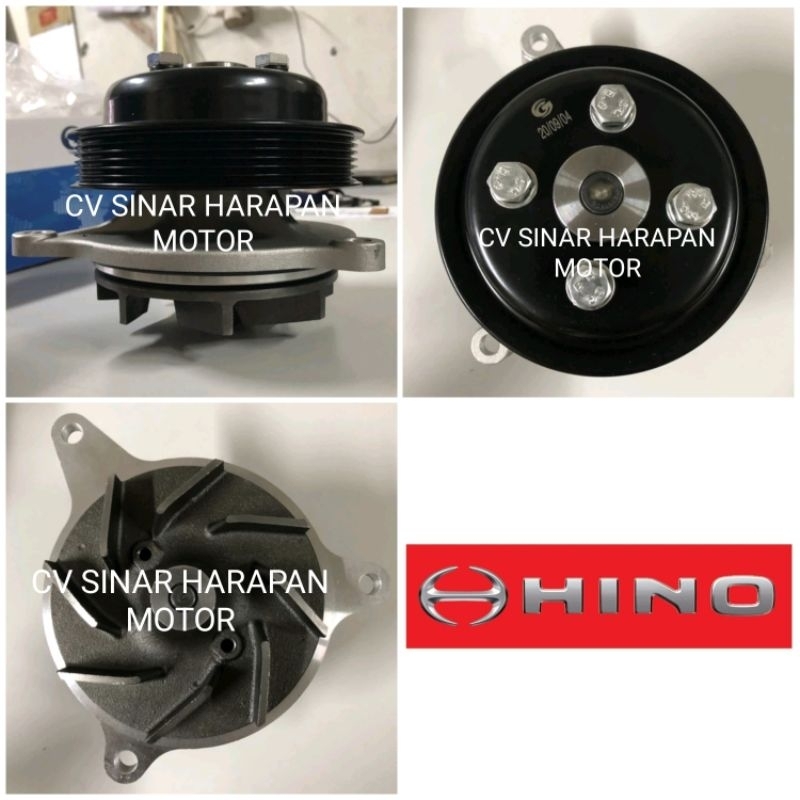 Jual PUMP ASSY HINO 700 POMPA AIR WATERPUMP 16100-E0552 ORIGINAL HINO ...