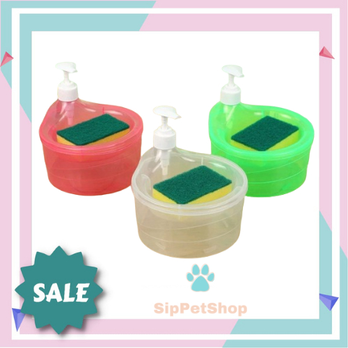 Jual Tempat Sabun Cuci Piring Viral Unik 1000ML | Wadah Sacupir Bulat ...
