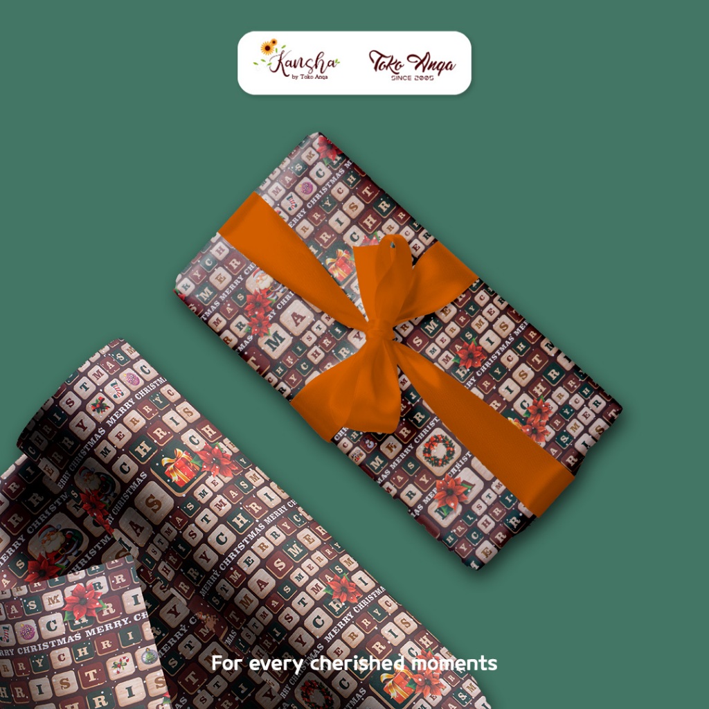 Jual Kertas Kado motif Natal 202312 | Shopee Indonesia