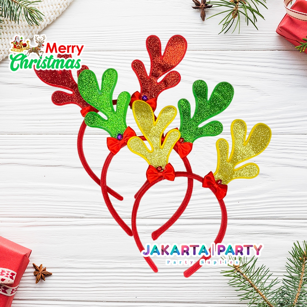 Jual Bando Natal 12 / Bandana Natal / Head Band Christmas / Hiasan ...