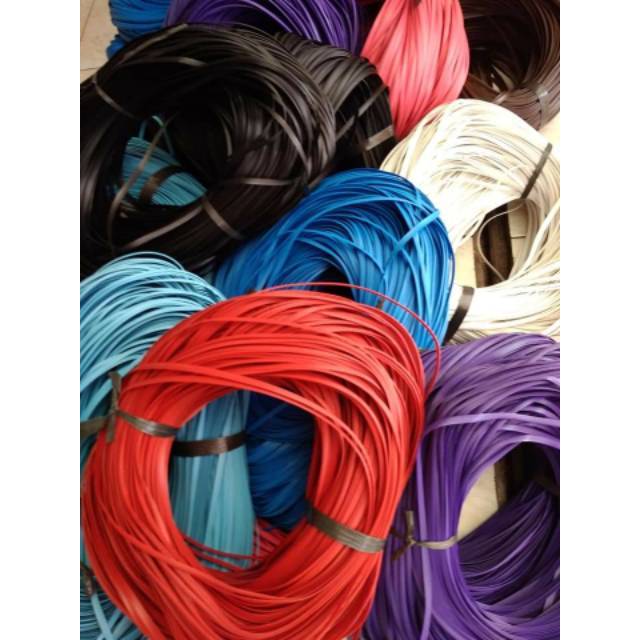 Jual Tali Anyaman Rotan Sintetis Harga Per 20 Meter / Bahan Anyaman ...