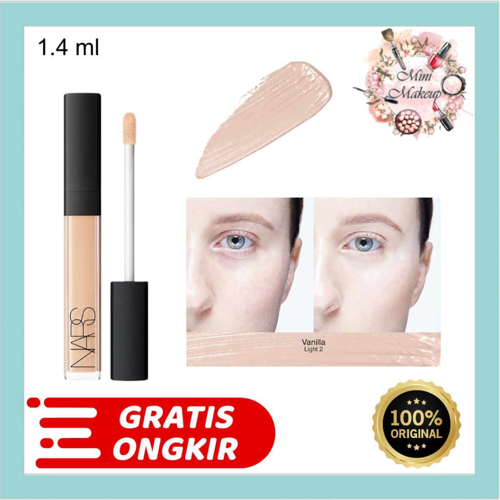 Jual Nars Radiant Creamy Concealer Vanila Light Mini Size 1.4ml | Shopee Indonesia