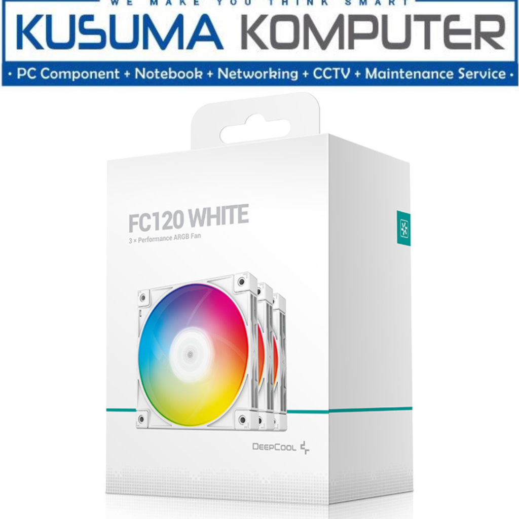 Jual Deepcool FC120 FC 120 ARGB White 3 in 1 Fan isi 3 Fan Casing PC ...