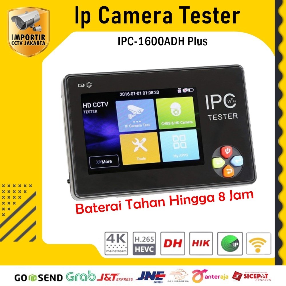 Jual IP Cam Tester 4K IPC-1600ADH (Non PoE) - ICJ | Shopee Indonesia