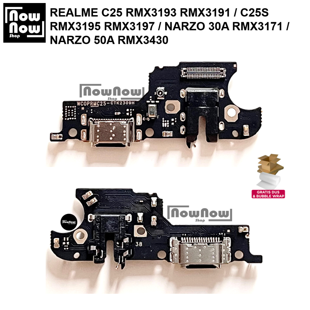 Jual BOARD KONEKTOR PAPAN CAS REALME C25 / C25S / NARZO 30A / NARZO 50A ...