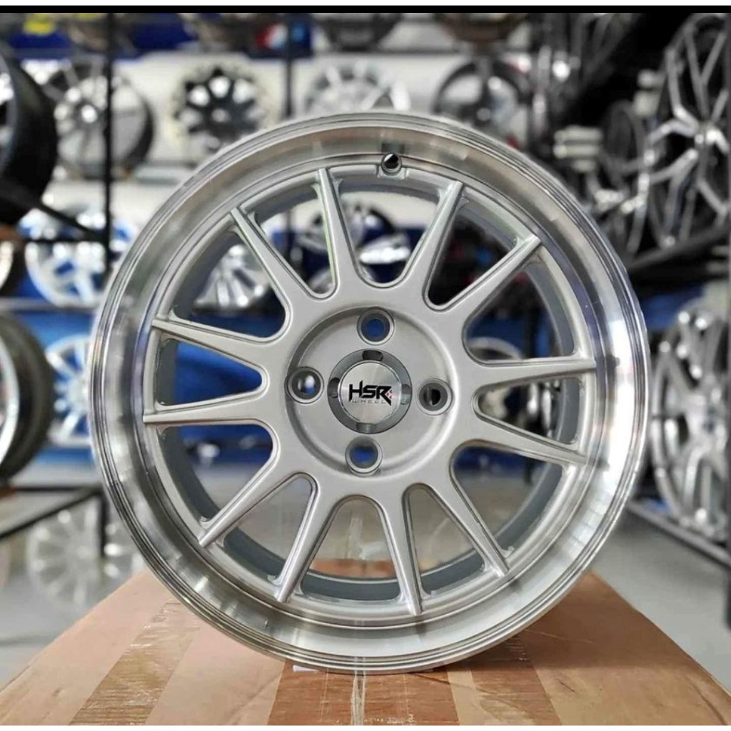 Jual Velg HSR Ende Ring 16 Single Pcd 4 x 100 Untuk Toyota Agya R16 Model Jari Jari Baut 4 Warna ...