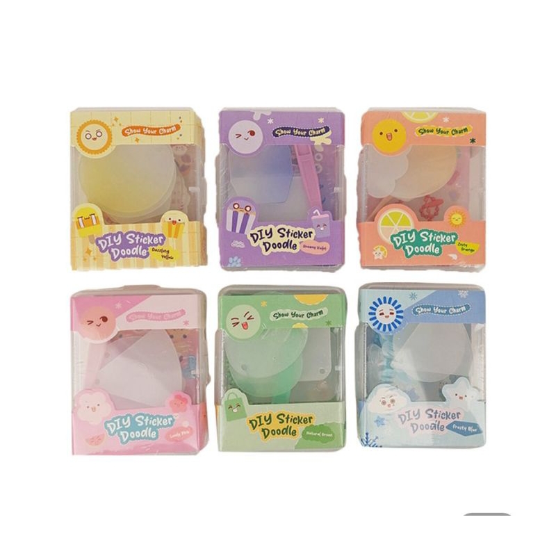 Jual RHINO DIY Sticker Doodle Gantungan unik lucu Assorted | Shopee ...