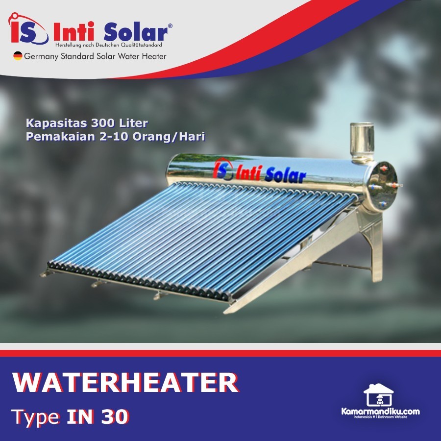Jual Pemanas air Inti Solar tenaga surya IN30 Stainless 300L Heat exch ...