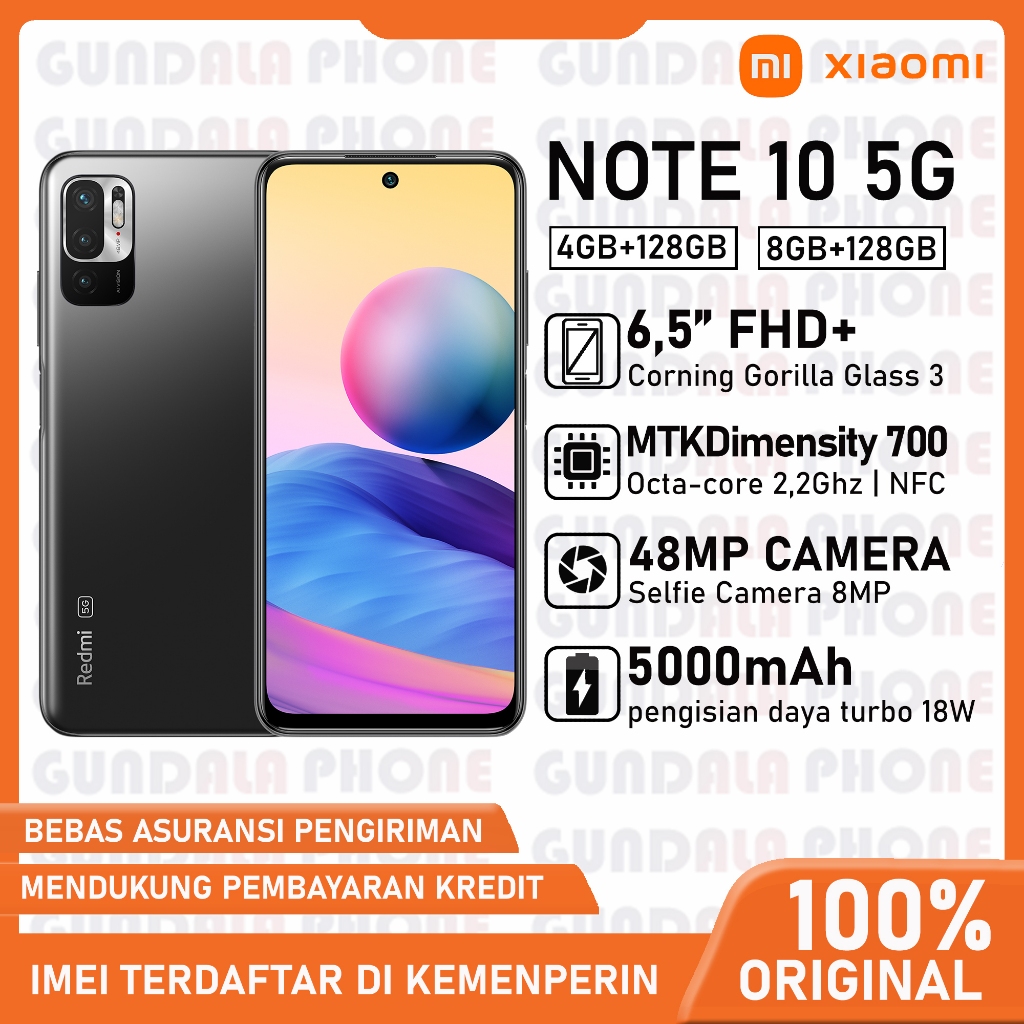Jual Xiaomi Note 10 5G NFC 5000mAh Fast Charging 18W - Garansi resmi | Shopee Indonesia