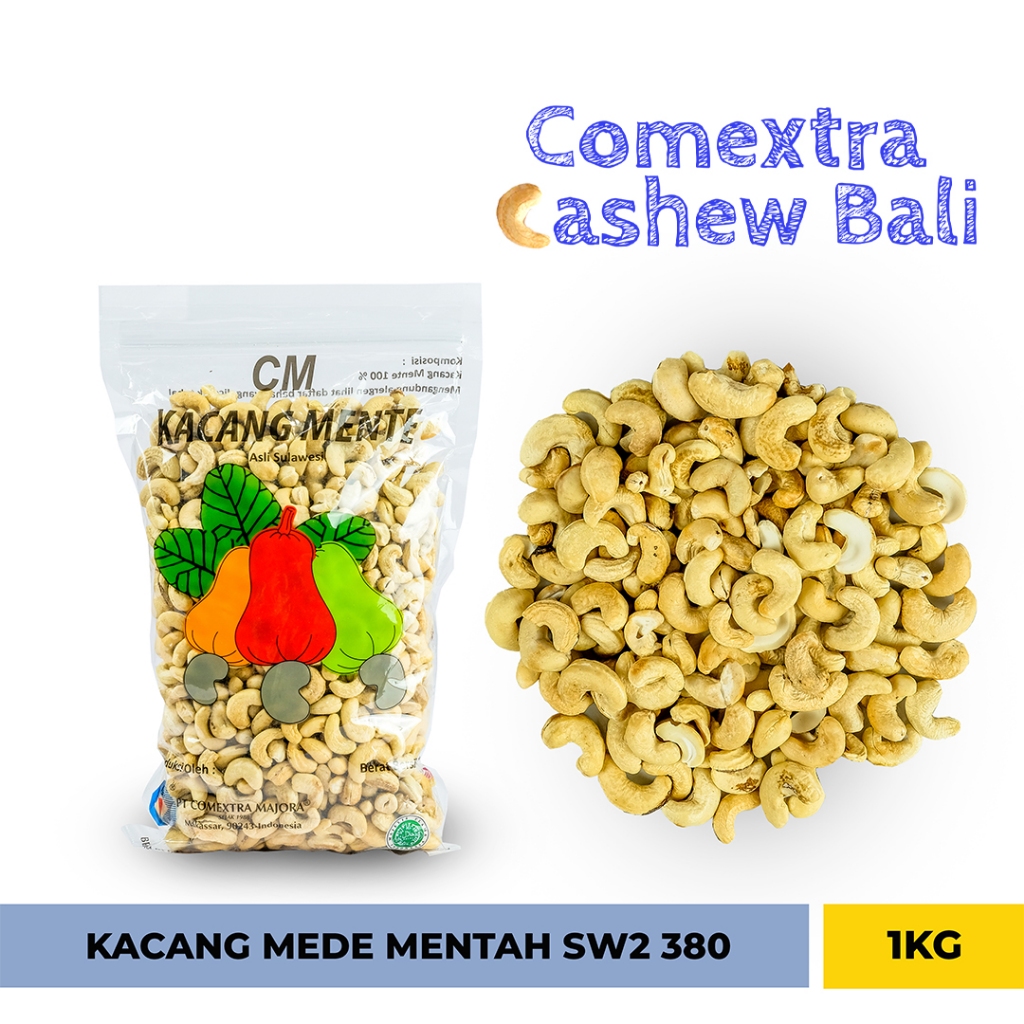 Jual Kacang Mede Comextra Mentah Utuh SW2 380 1 Kg - Sulawesi Cashew ...