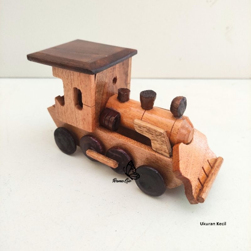 Jual KERETA API KAYU UKURAN KECIL MINIATUR KERETA API UKURAN KECIL ...