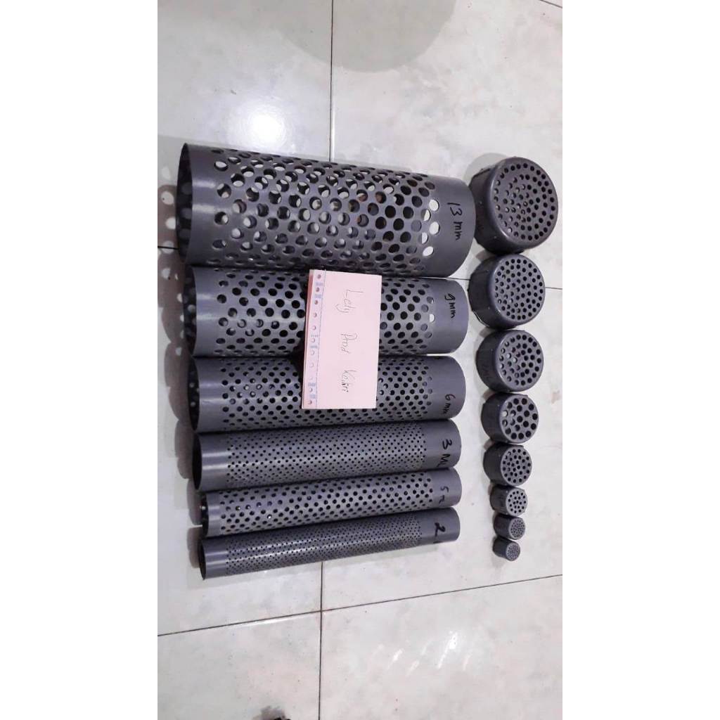 Jual Pipa filter paralon + tutup berlubang 1,5inch/dim--3/4 inch/dim ...