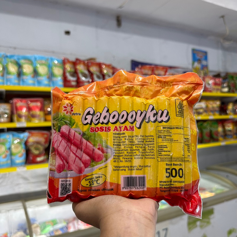 Jual GEBOY sosis merah 500g | Shopee Indonesia