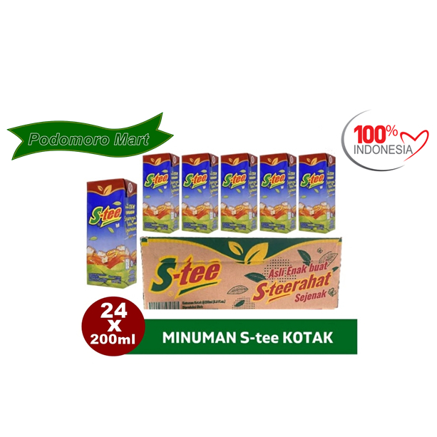 Jual stee kotak 200 ml x 24 pcs | Shopee Indonesia