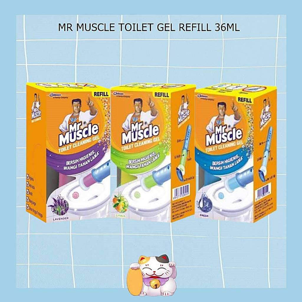 Jual Mr Muscle Toilet Cleaning Gel Refill 36ml / Pembersih Toilet WC ...