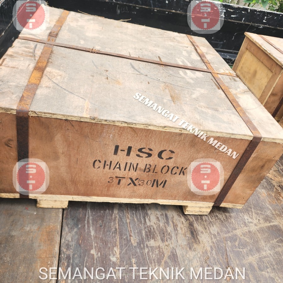 Jual CHAIN BLOCK TAKEL KEREKAN KATROL HOIST 3TON 3 TON 30 METER 30MTR ...
