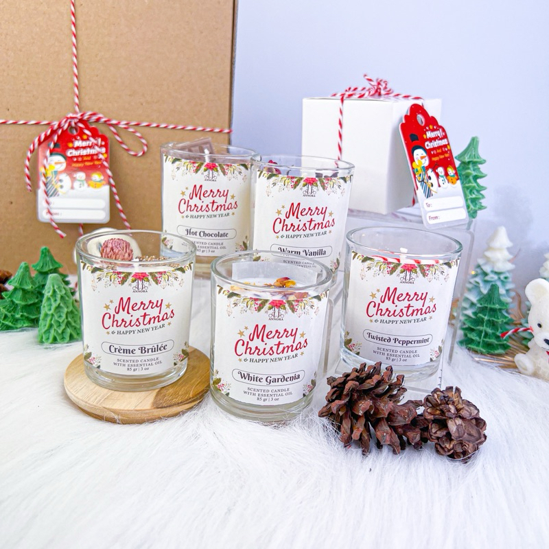 Jual Lilin Natal Aromaterapi (with Box) by Annora | Gift Box Scented ...
