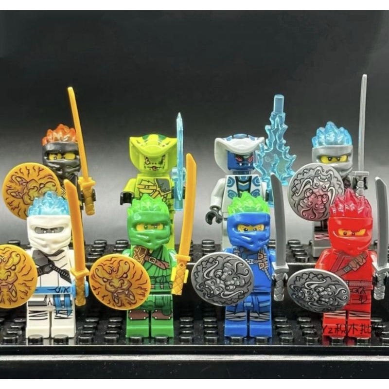 Jual karakter action figure ninja rambut api,miniatur action figure ...