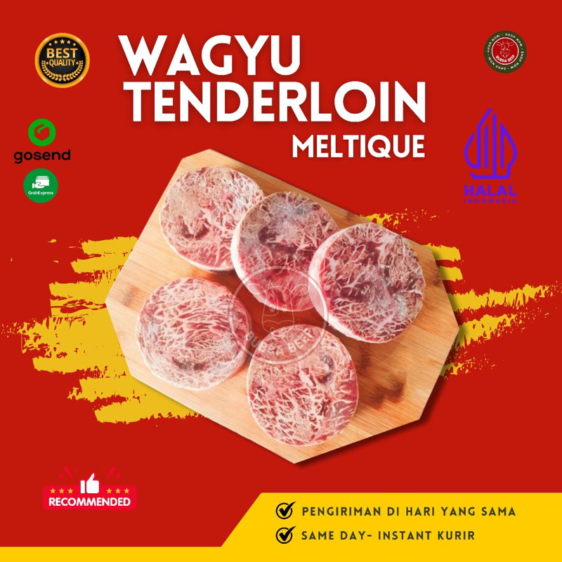 Jual Daging Wagyu Meltik Tenderloin | Daging Steak Import Premium ...