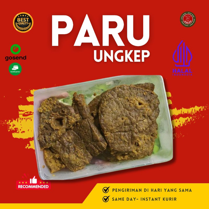 Jual Paru Sapi Ungkep Bumbu Kuning | Paru Sapi Siap Masak | Paru Sapi ...