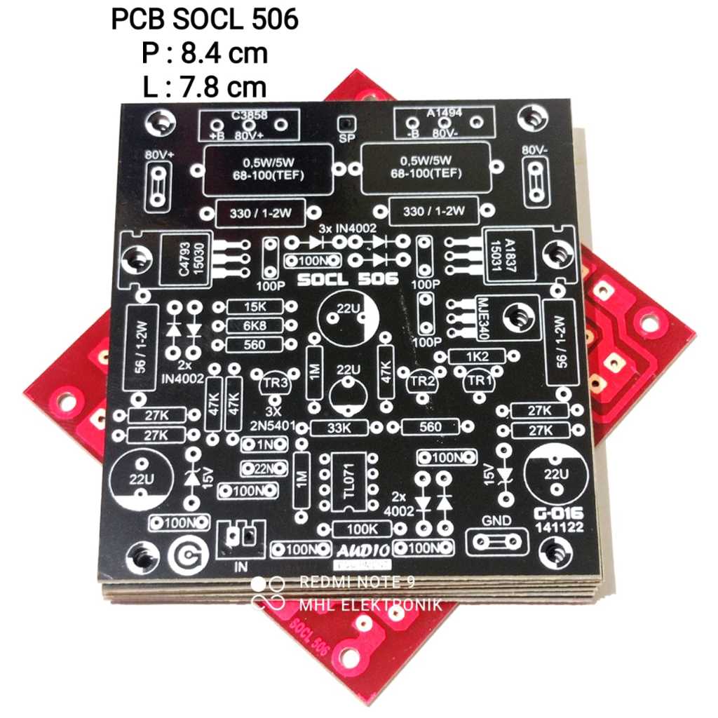 Jual PCB Super OCL SOCL 506 TEF TIPE G-016 | Shopee Indonesia