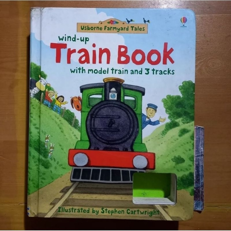Jual Buku Usborne Farmyard Tales - Wind Up Train Book with model train and 3 tracks | Shopee ...