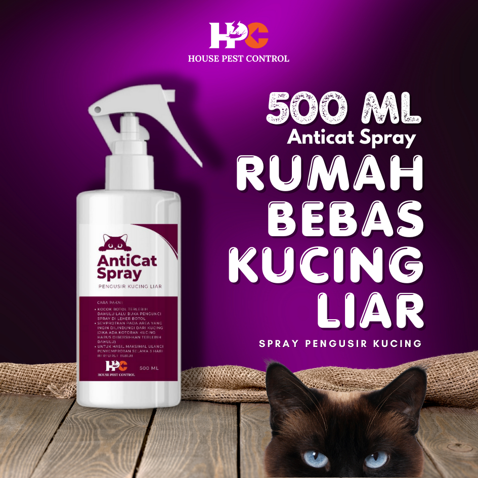 Jual Spray Pengusir Kucing Liar 500 ml Berak Pipis Sembarangan Cat ...