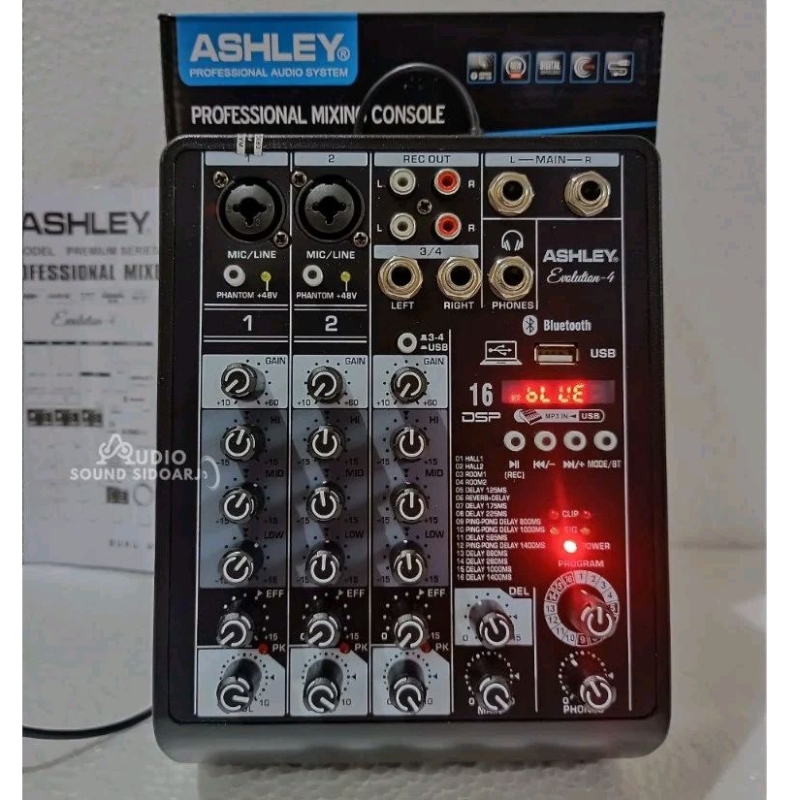 Jual Mixer ASHLEY Evolution 4 USB Bluetooth Original Produk | Shopee Indonesia