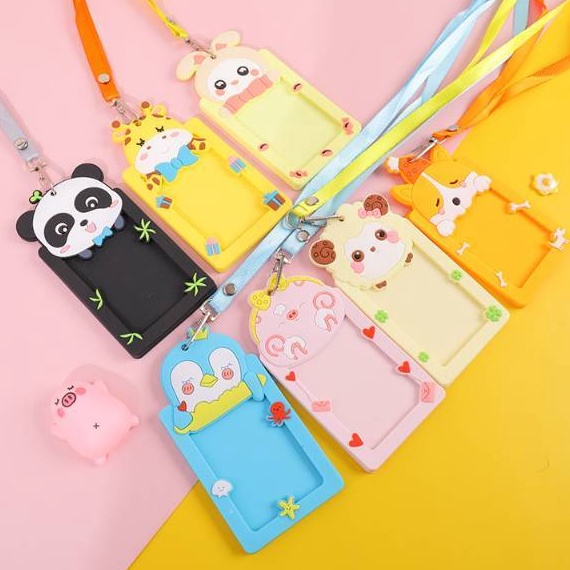 Jual Harga Murah Name Tag Karakter /Name Tag Motif ID Card Holder/Name ...
