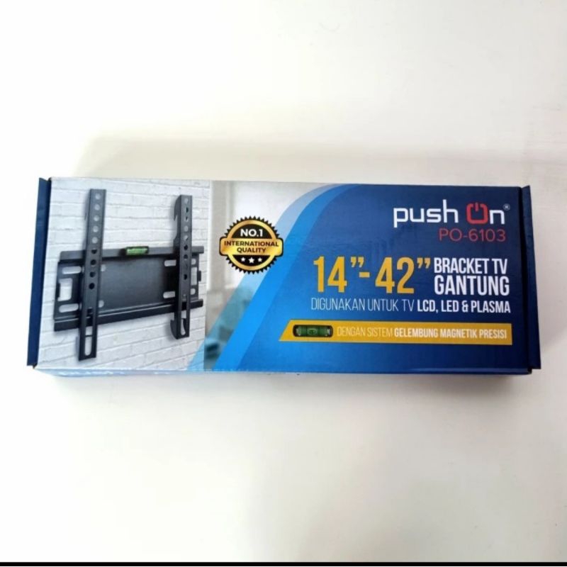 Jual BRACKET TV 14_42 INCI PUSH ON BAHAN TEBAL | Shopee Indonesia