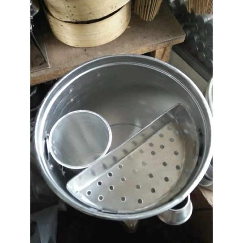 Jual Panci dangdang bakso sekat ukuran 35cm alumunium tebal | Shopee ...