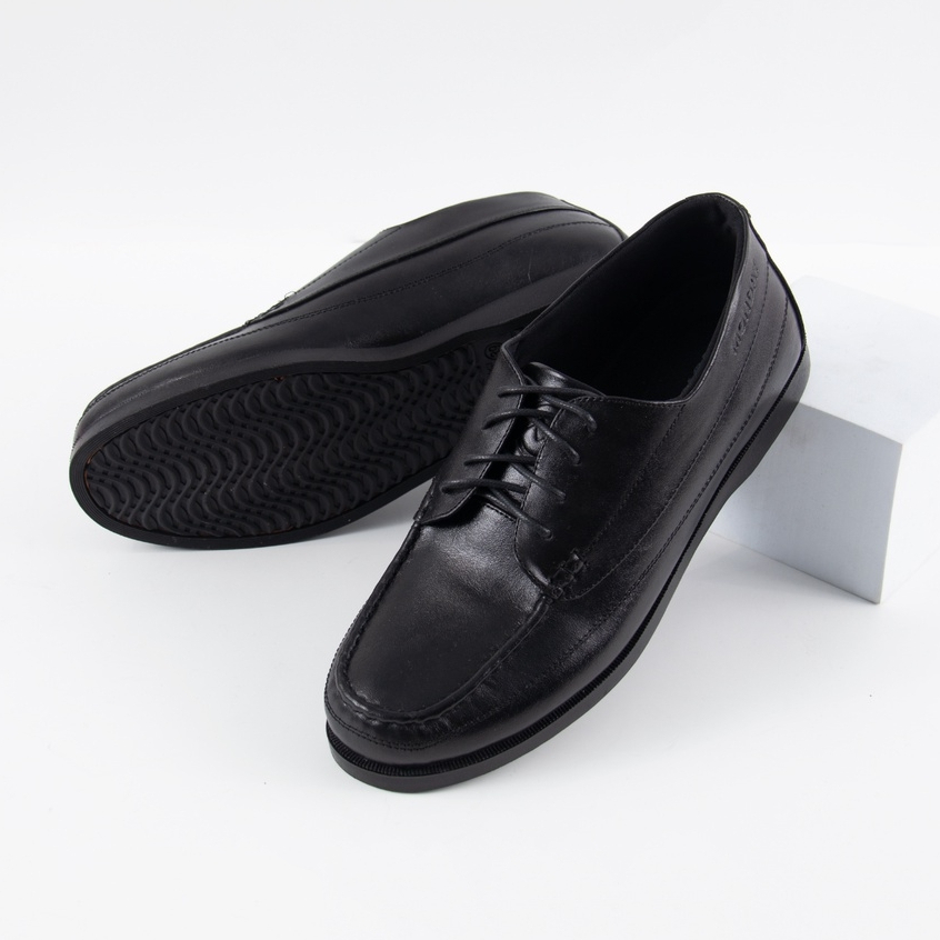 Jual MNDY Marco GL Black | Sepatu Formal Pantofel Kerja Kulit Pria ...