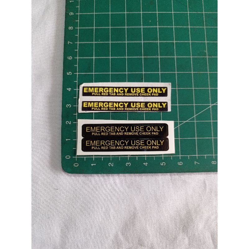 Jual Stiker Helm Sticker Emergency Quick Release System | Shopee Indonesia
