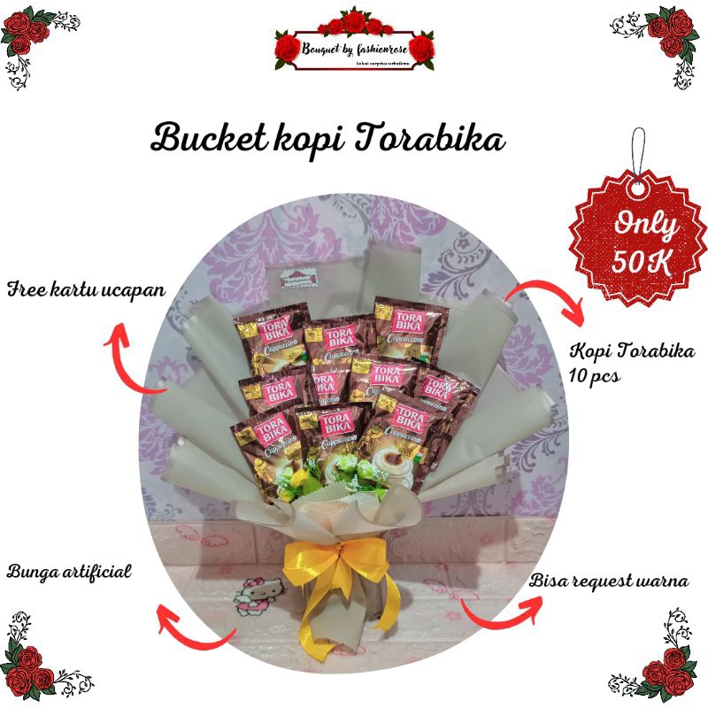 Jual BUCKET KOPI TORABIKA BUKET UNTUK LAKILAKI BUKET HARI AYAH KARO ...