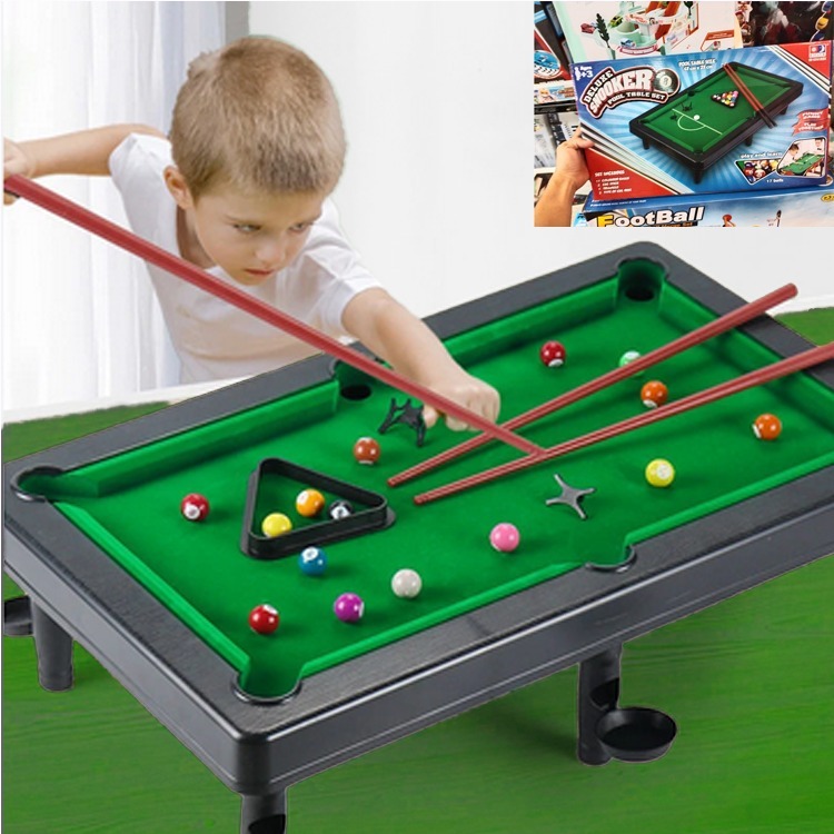 Jual Mainan Ketangkasan meja billiard mini deluxe snooker Pool Table ...
