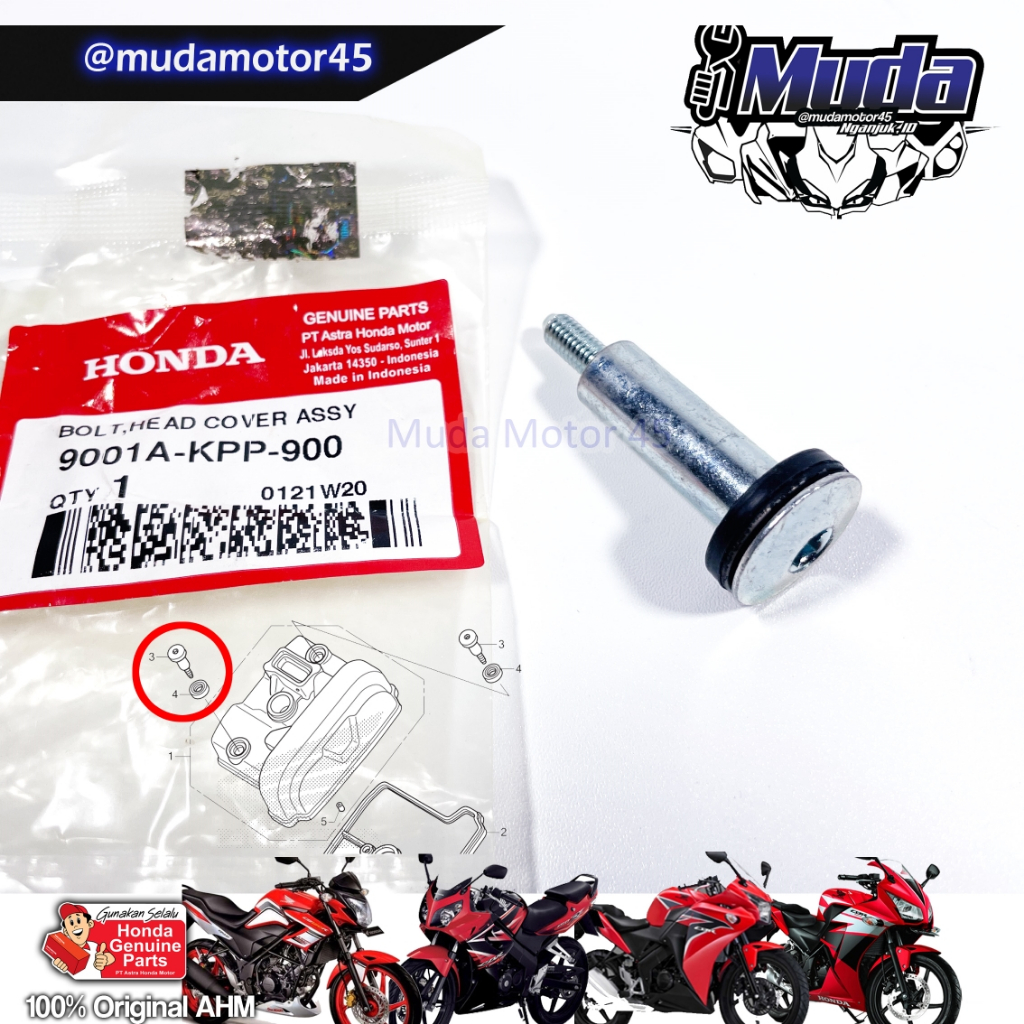 Jual BAUT COVER HEAD OLD CBR150R CB150R SET SEAL 9001A-KPP-900 ...