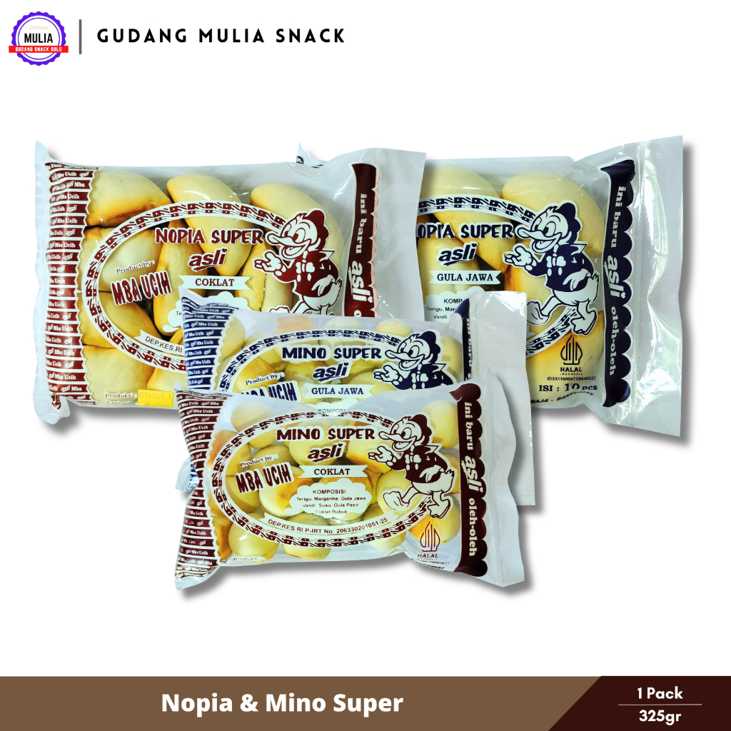 Jual Nopia & Mino Isi Gula Jawa Coklat Kue Jadul | Shopee Indonesia