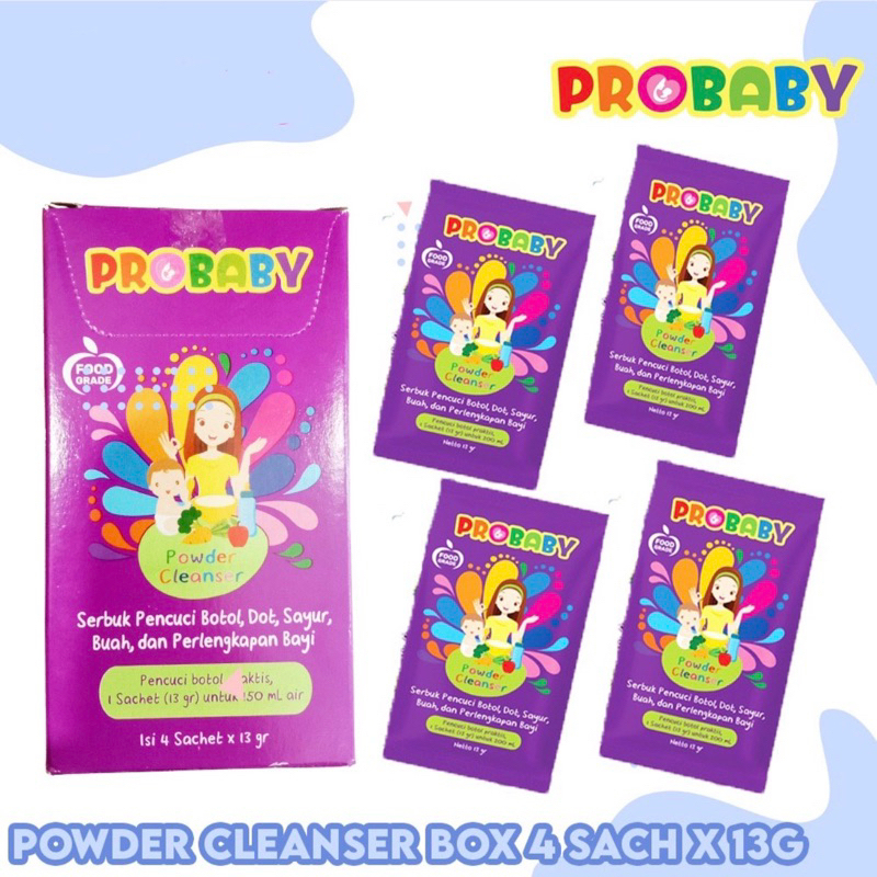Jual Probaby Powder Cleanser Pencuci Pembersih Botol Dot Sayur dan Buah ...