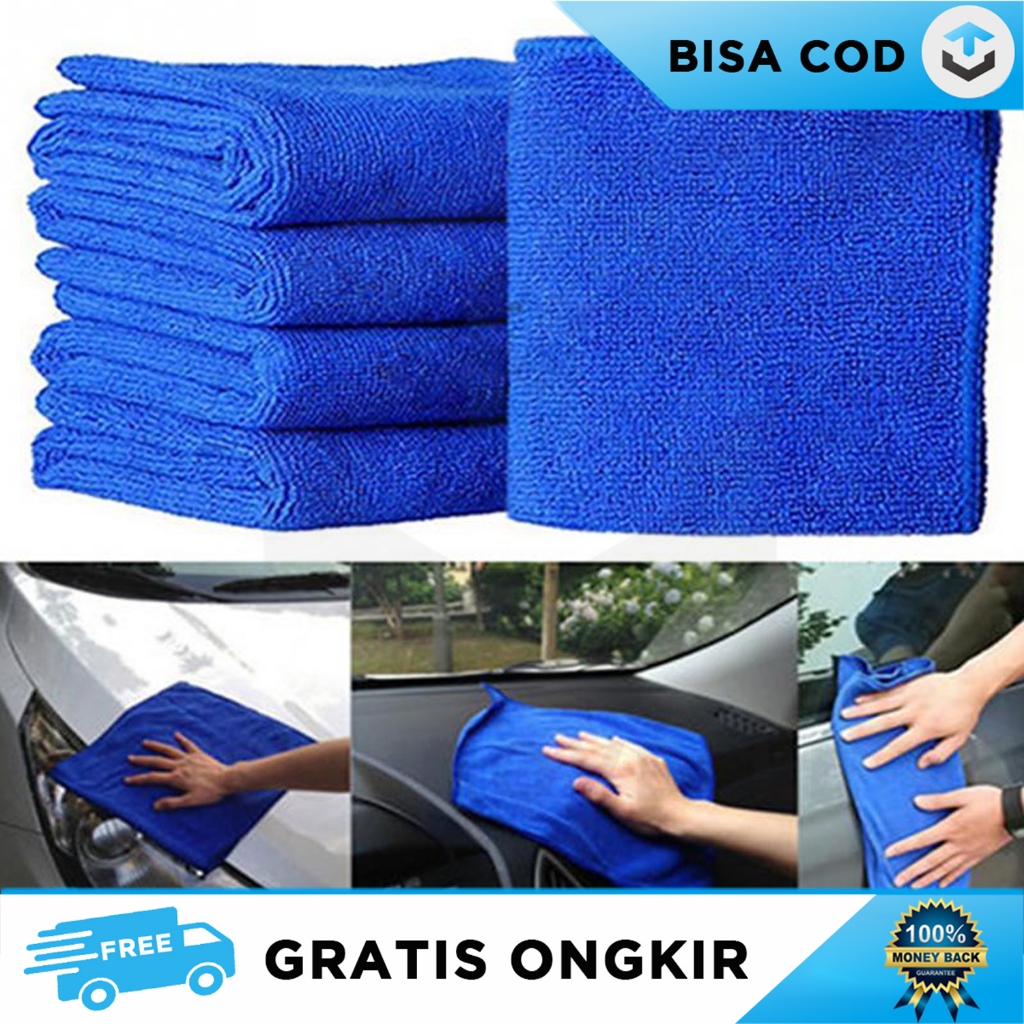 Jual LAP PENGERING MOBIL ANTI LECET LEMBUT HALUS HANDUK MICROFIBER ...