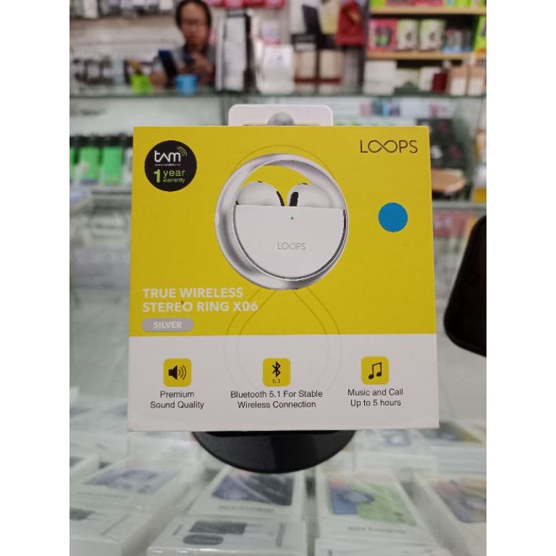 Jual aerphone wireless loops streo ring x06 | Shopee Indonesia