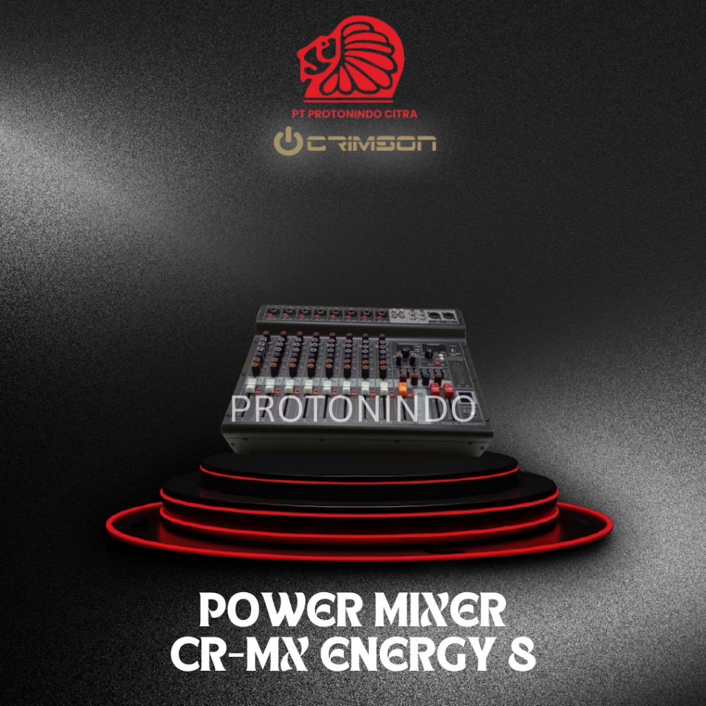 Jual Power Mixer - Crimson CR-MX ENERGY 8 | Shopee Indonesia