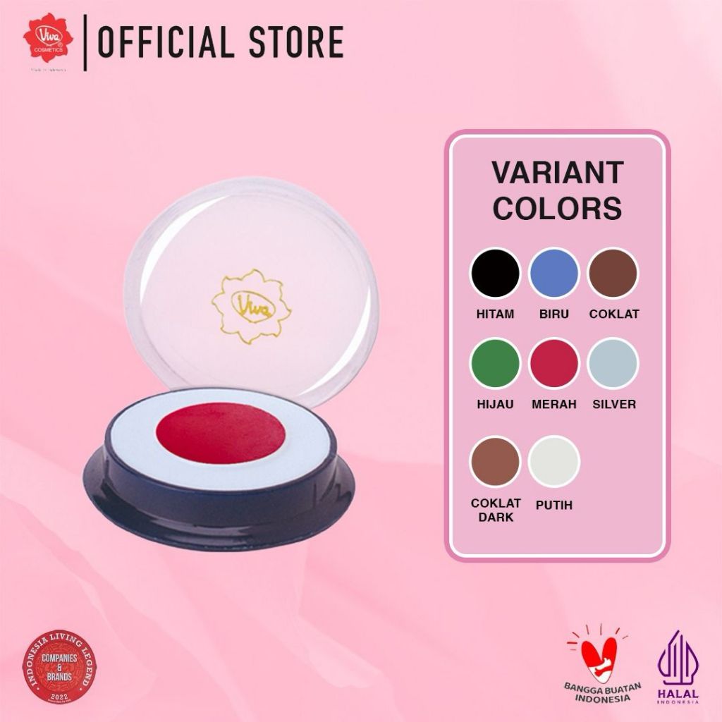 Jual Viva Eye Shadow Cream - 1.5 gr (tersedia 8 varian warna) | Shopee ...