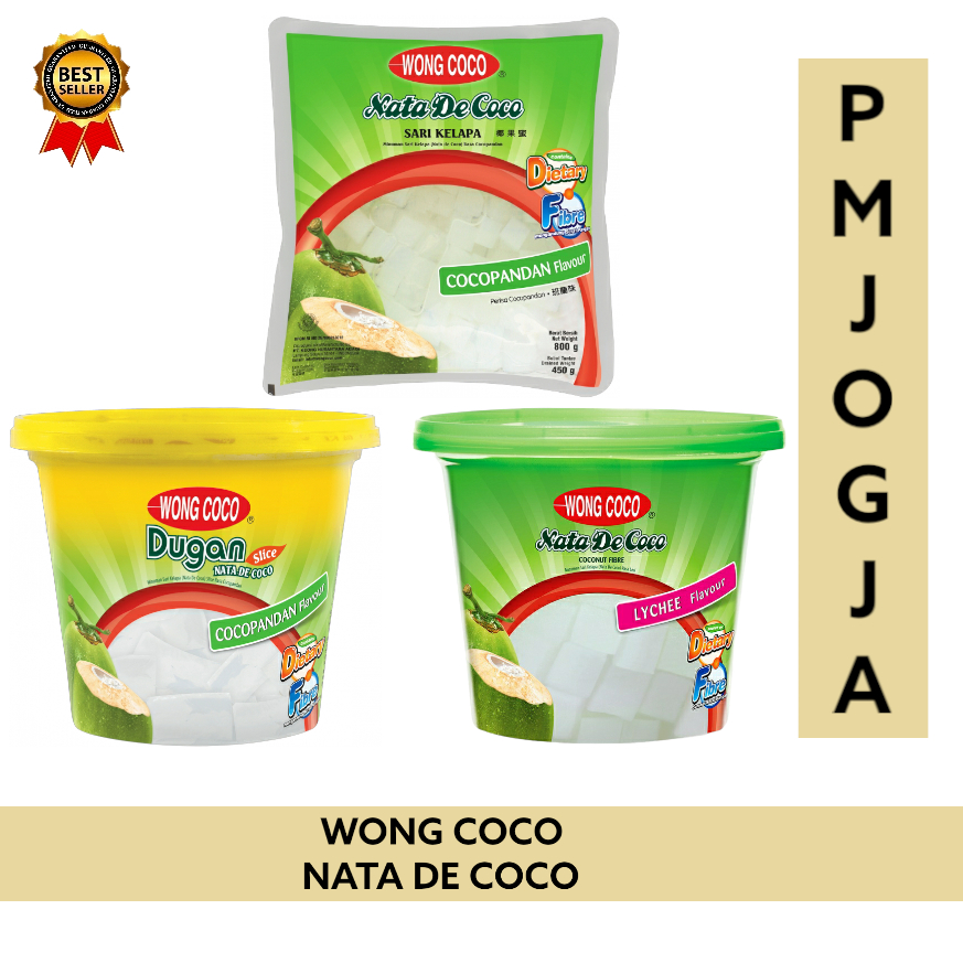 Jual Wong Coco Nata De Coco Cubes irisan tipis / Dugan Slice / sari ...